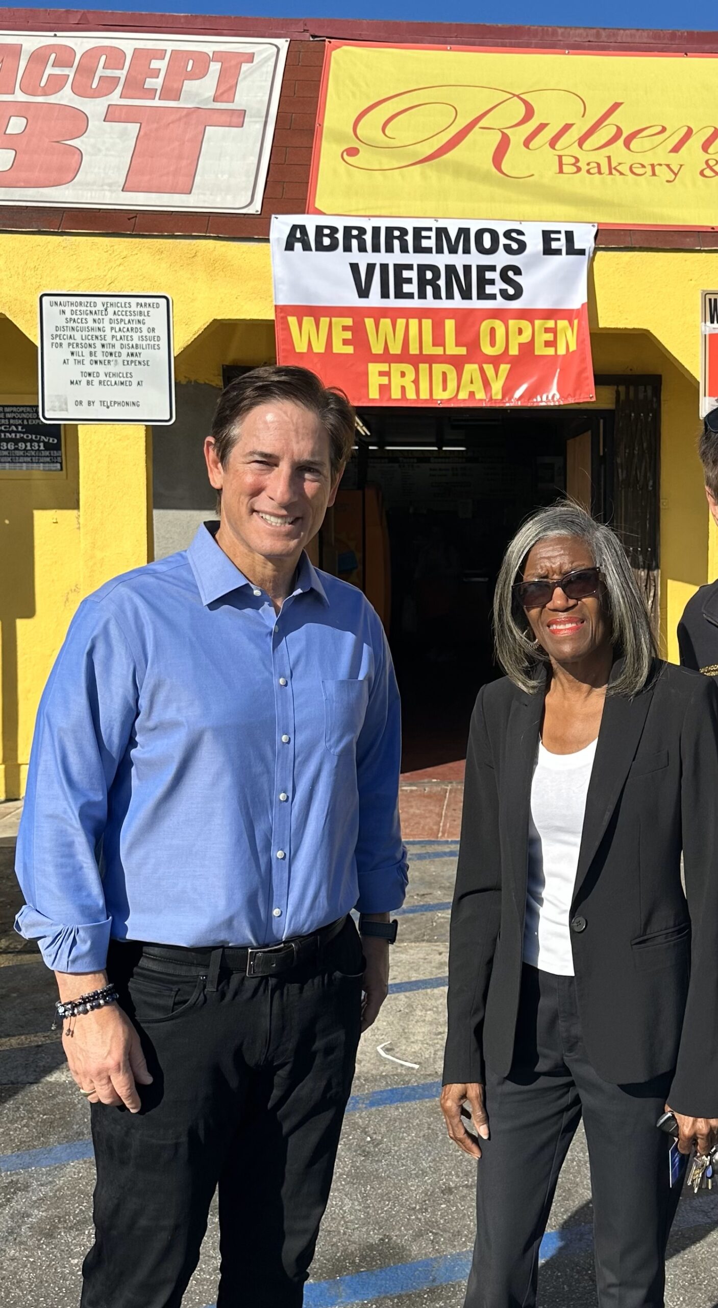 Re-opening of Ruben's Bakery, January 6, 2024 - Nathan Hochman